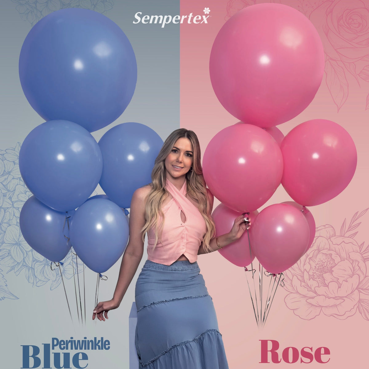 2 New Colors from Sempertex: Periwinkle and Rose – instaballoons Wholesale