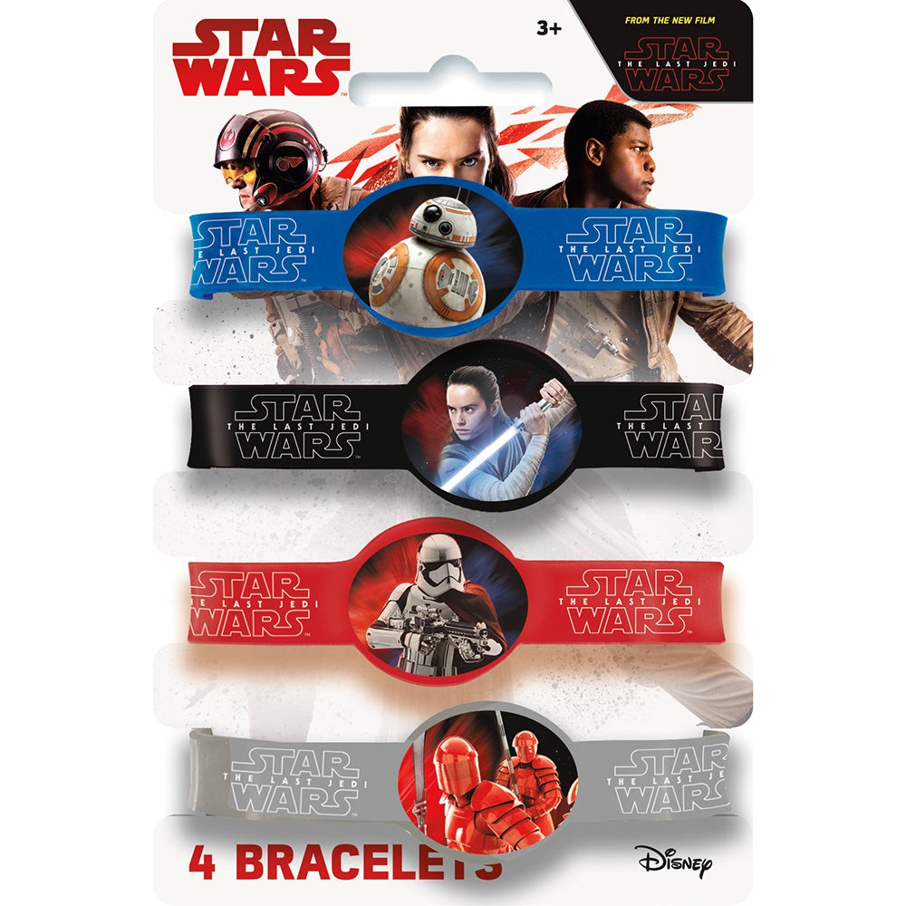 Star Wars Episode VIII Stretch Bracelets (4 count) – instaballoons ...