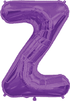 Shop Giant 34" Purple Balloon Letters and Numbers - instaballoons ...