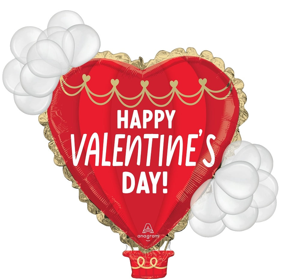 Valentine's Day Hot Air Balloon 38″ Balloon – instaballoons Wholesale