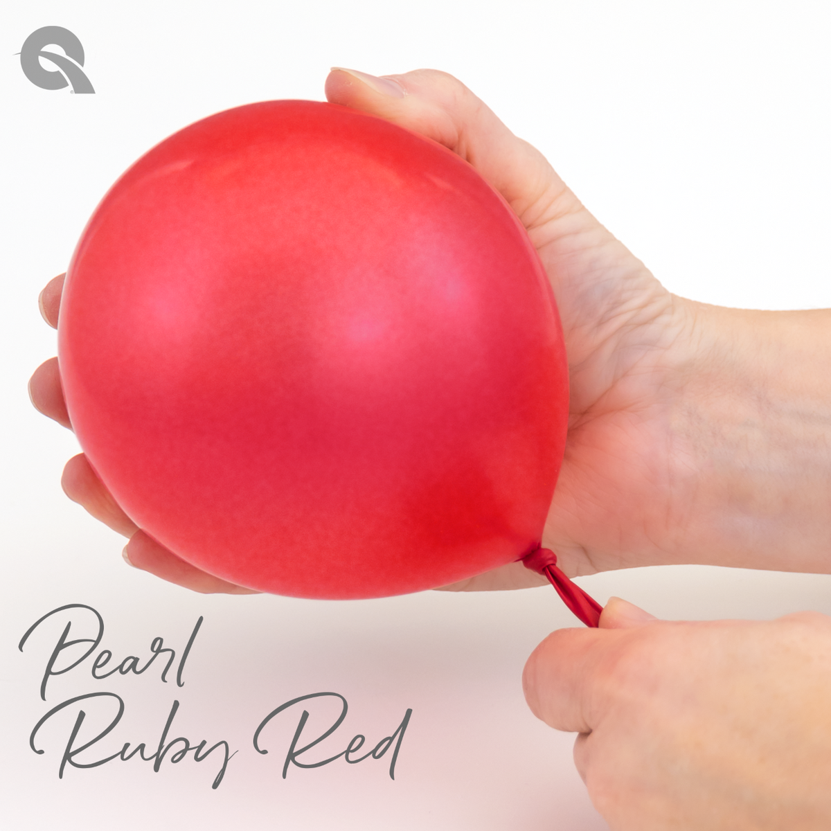 Pearl Ruby Red Latex Balloons by Qualatex – instaballoons Wholesale