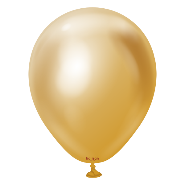 Mirror Gold Latex Balloons by Kalisan – instaballoons Wholesale