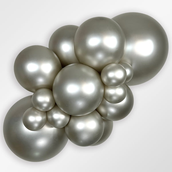 Reflex Silver Latex Balloons by Sempertex – instaballoons Wholesale