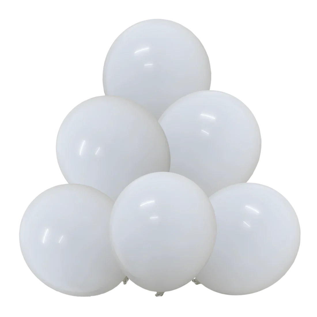 White Latex Balloons by GloMex – instaballoons Wholesale