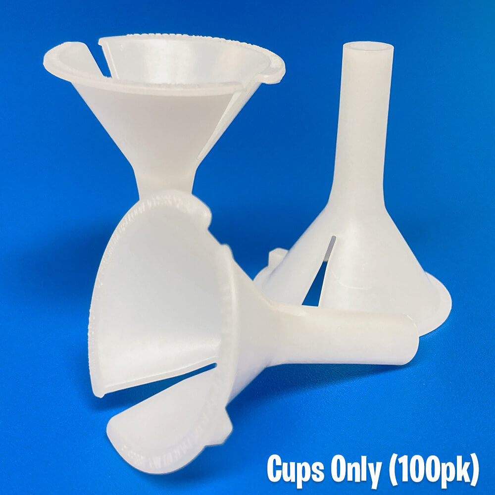 24″ Standard Balloon Cups & Sticks Cups & Sticks - 100 Pack ...
