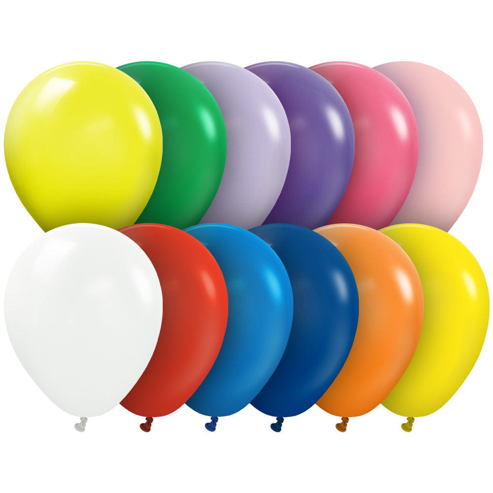 Kalisan Standard Assorted 5″ Latex Balloons (100 count) – instaballoons ...