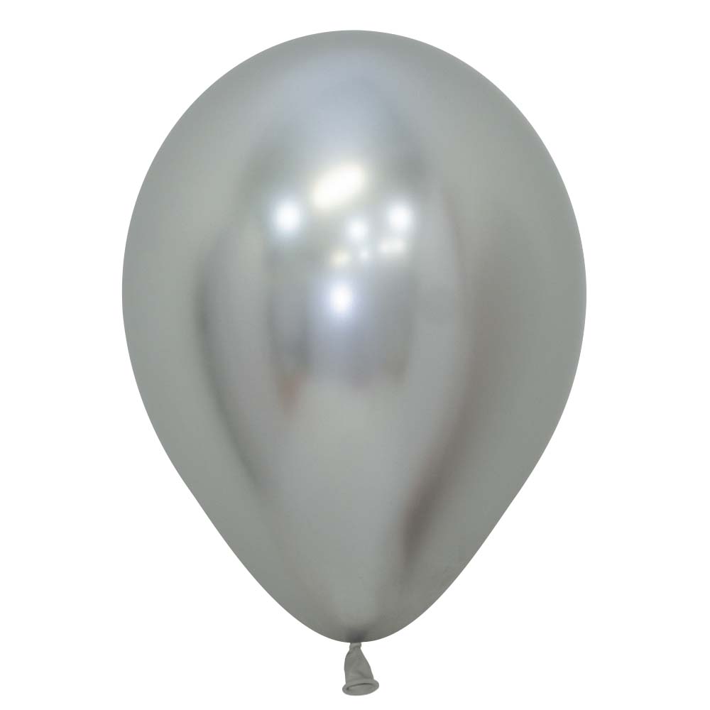 Sempertex Reflex Silver 11" Latex Balloons - 25pk – instaballoons Wholesale