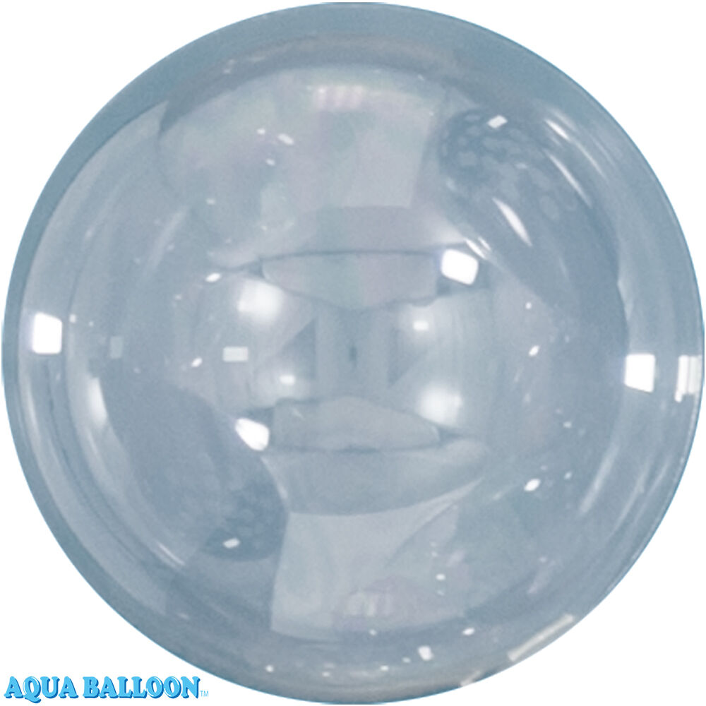 31" Aqua Balloons (clear) - Extra Large Pack of 2 – instaballoons Wholesale