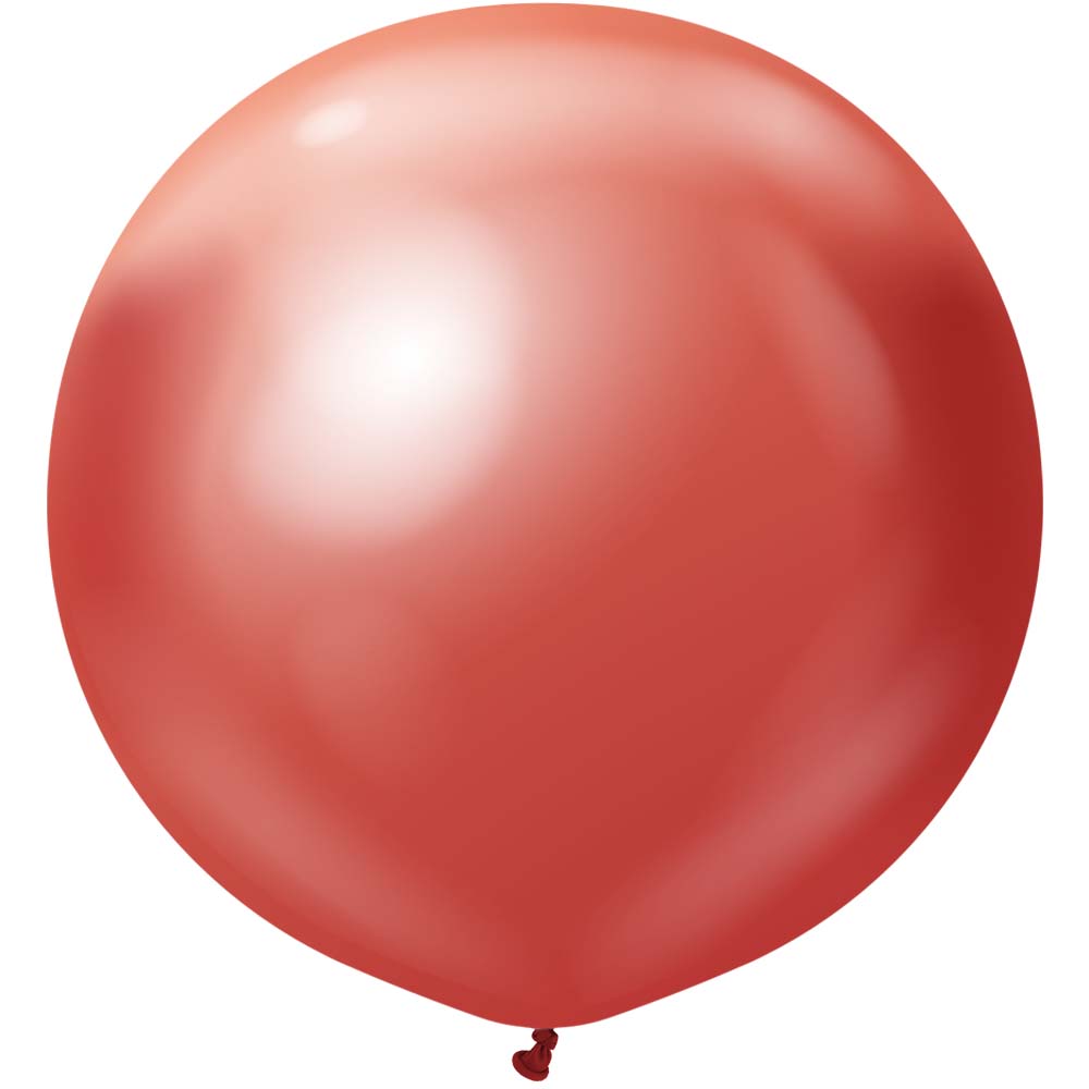 Kalisan Mirror Red 24″ Latex Balloons (2 count) – instaballoons Wholesale