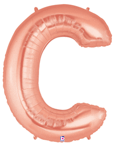 Rose Gold 34" Letter C Balloon – instaballoons Wholesale