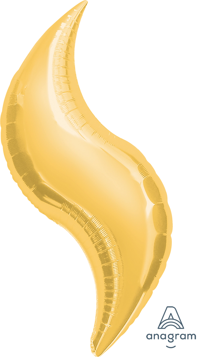 Gold Curve 42" Balloon – instaballoons Wholesale