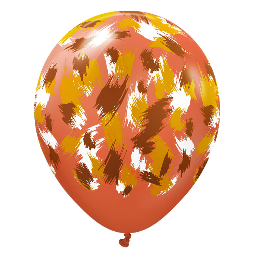 Kalisan Safari Savanna - Rust Orange 12″ Latex Balloons (25 count ...