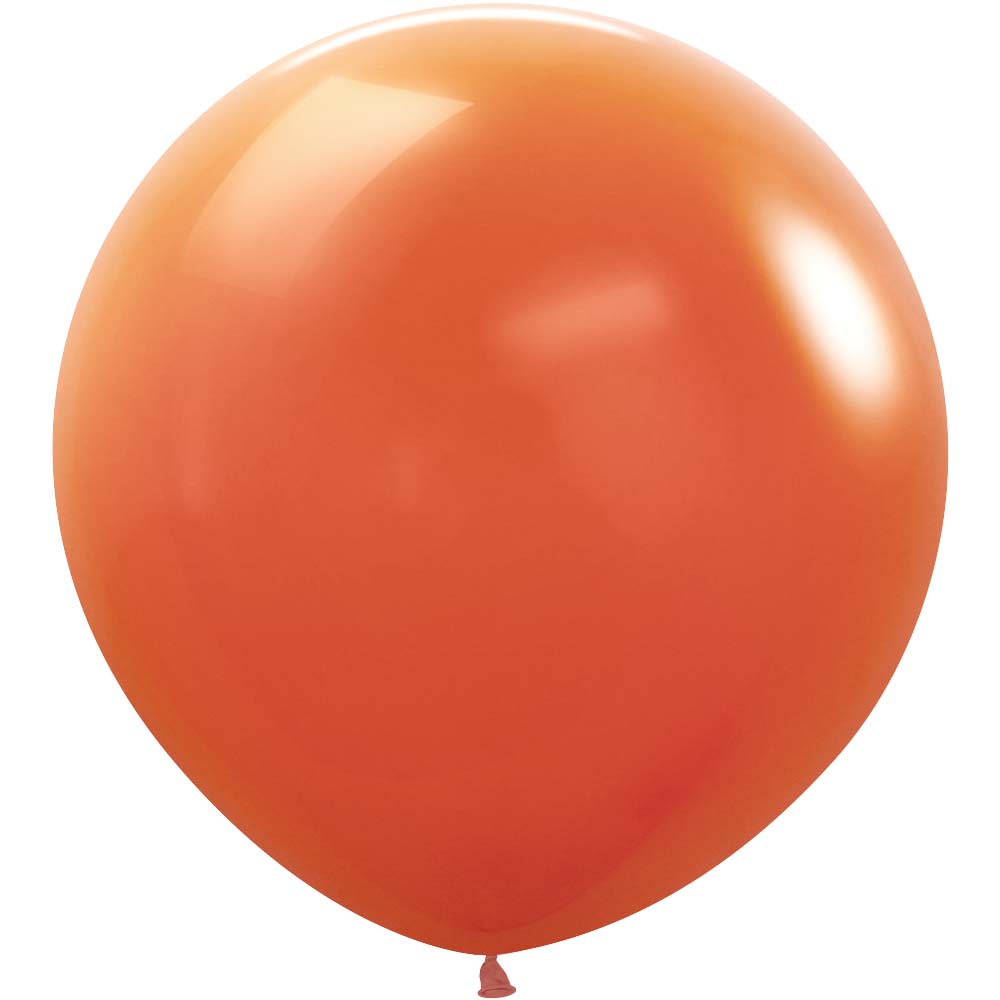 Sempertex Deluxe Sunset Orange 24" Latex Balloons - 3pk – instaballoons ...