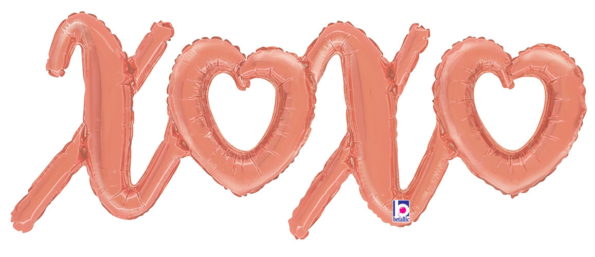 XOXO Cursive Script (air-fill Only) 47″ Balloon – instaballoons Wholesale
