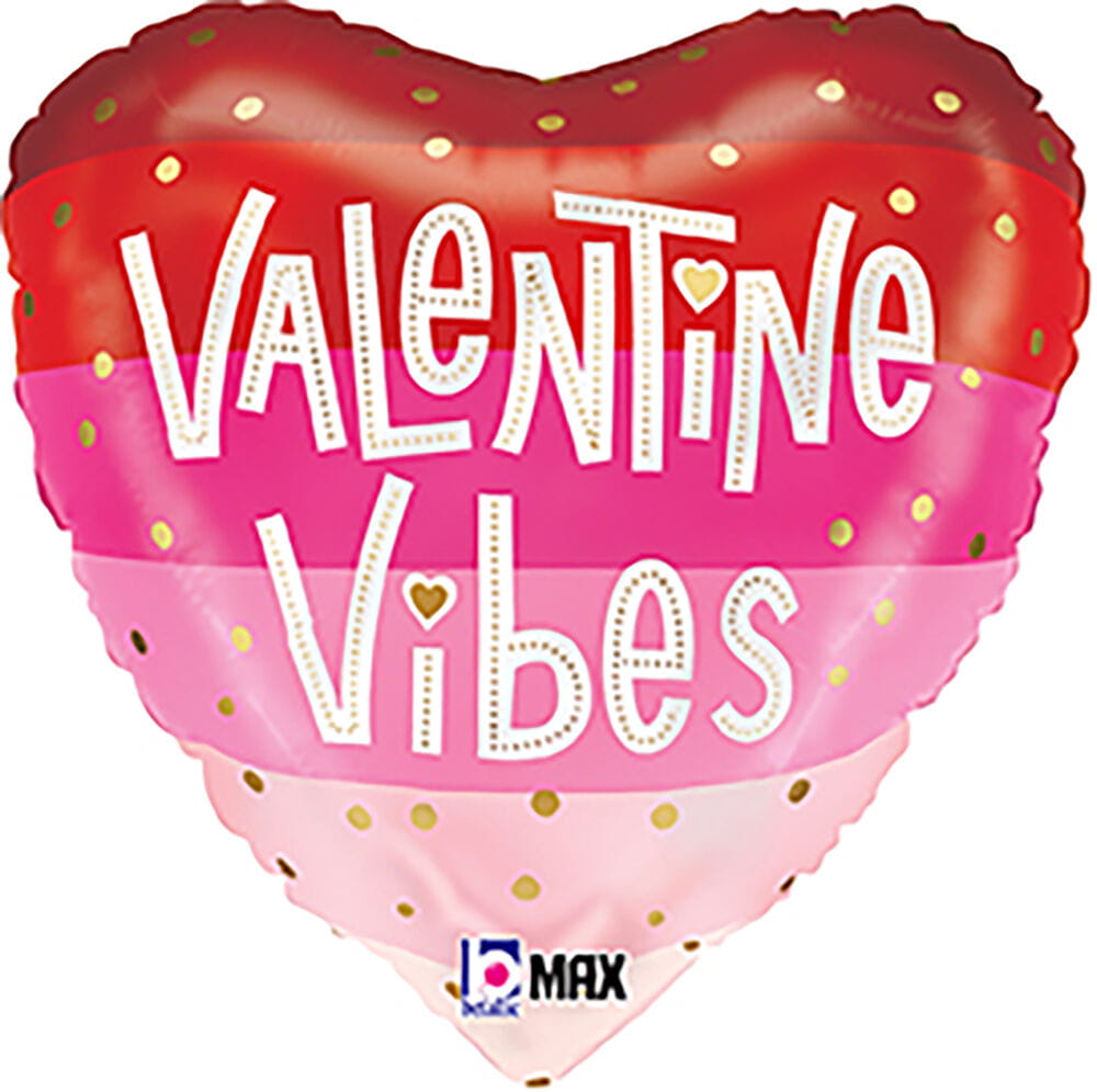 Satin Stripes Be Mine Valentine 18″ Balloon – instaballoons Wholesale