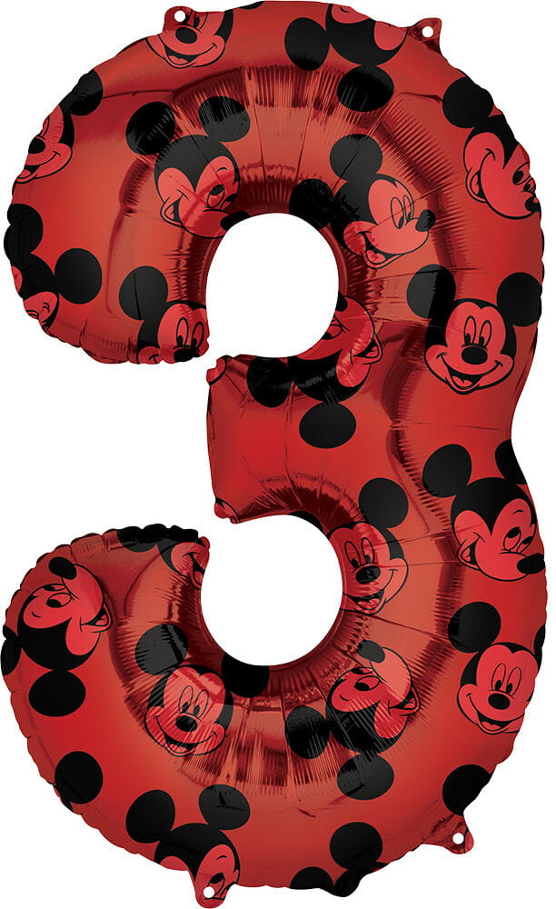 Mickey Mouse Forever Number 3 34″ Balloon – instaballoons Wholesale