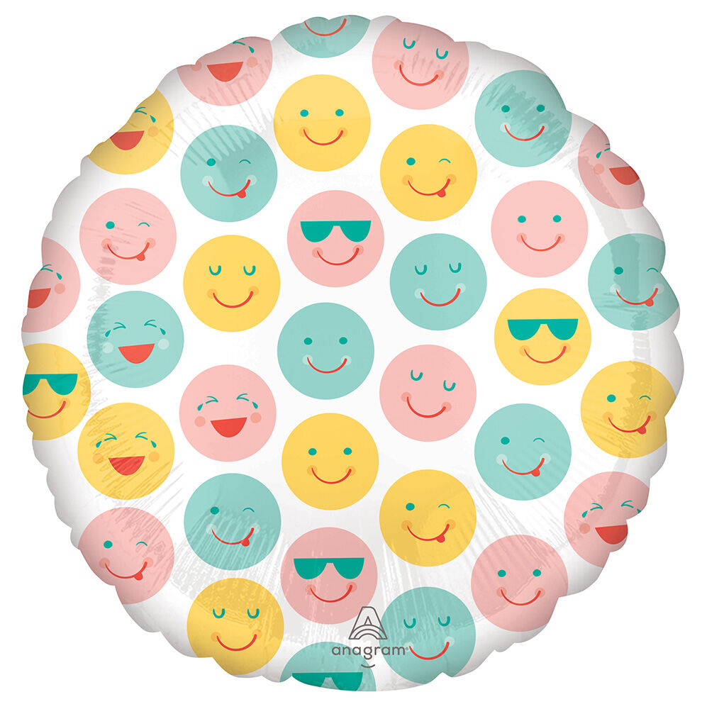 Smiley Faces 17" Balloon – instaballoons Wholesale