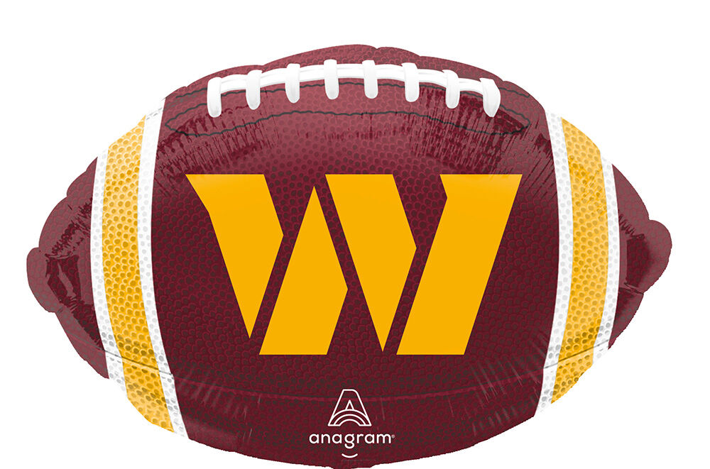 Washington Commanders Football 18" Balloon – instaballoons Wholesale