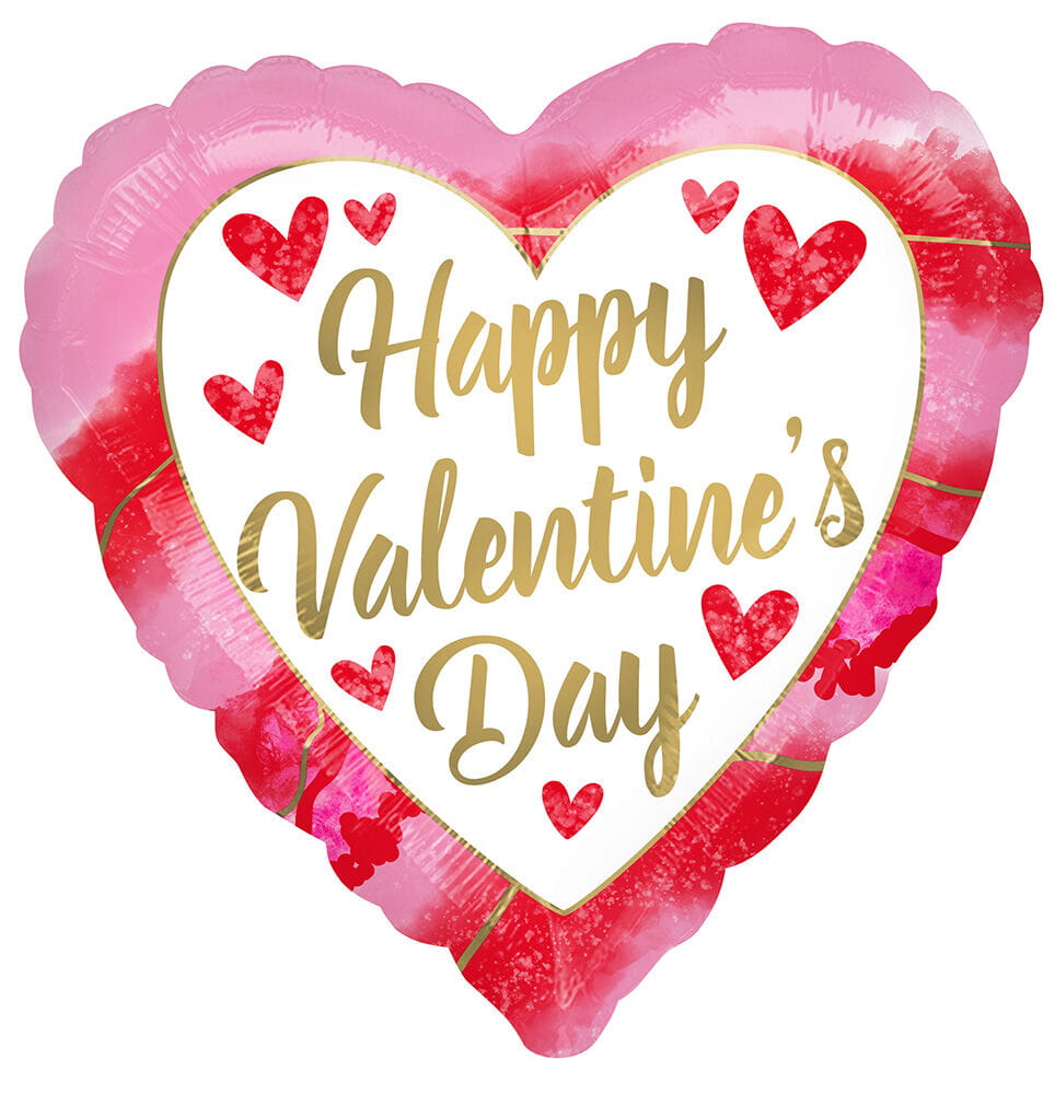 Valentine Water Geode with ribbon 18" Balloon – instaballoons Wholesale