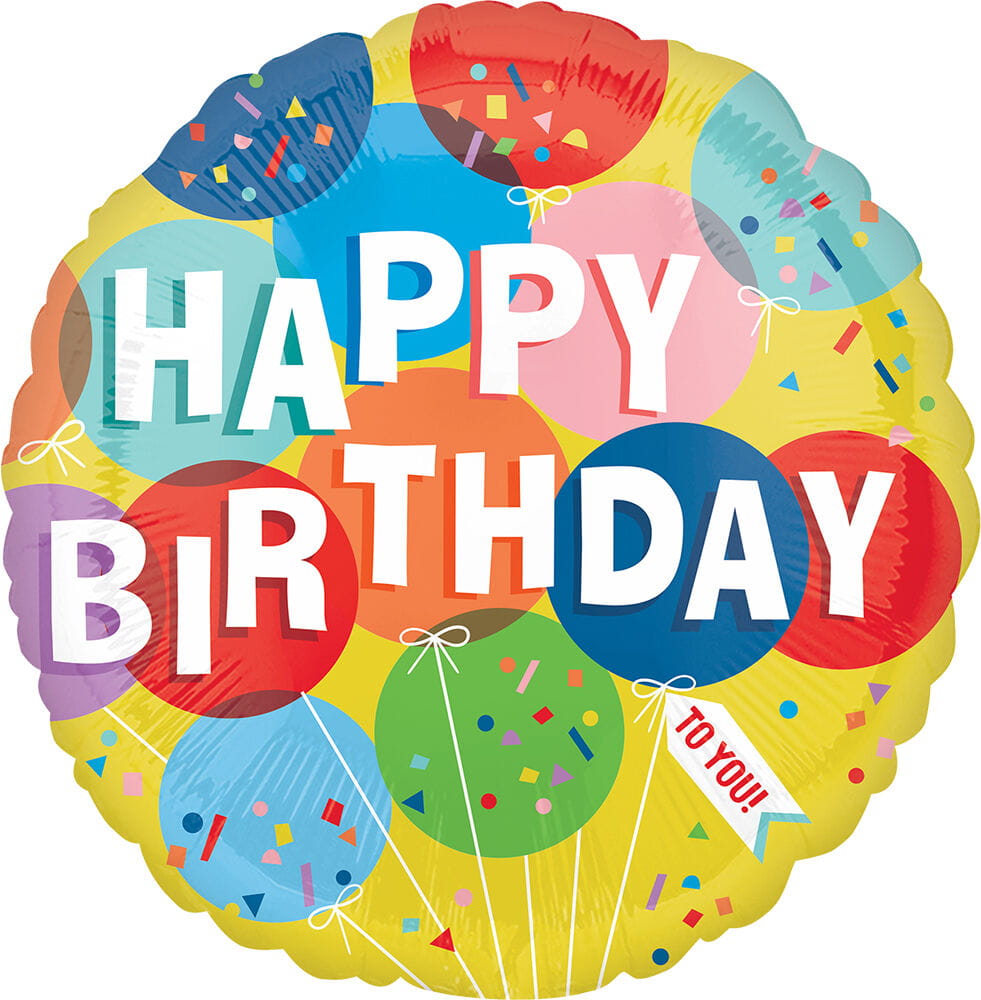 17" Sunny Balloons Birthday – instaballoons Wholesale