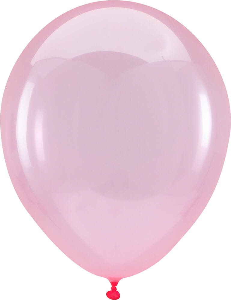 Crystal Clearz Pink 5" Latex Balloons (100 count) – instaballoons Wholesale