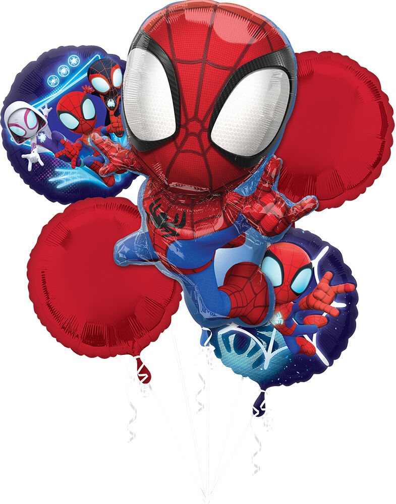 Spidey and His Amazing Friends Balloon Bouquet – instaballoons Wholesale