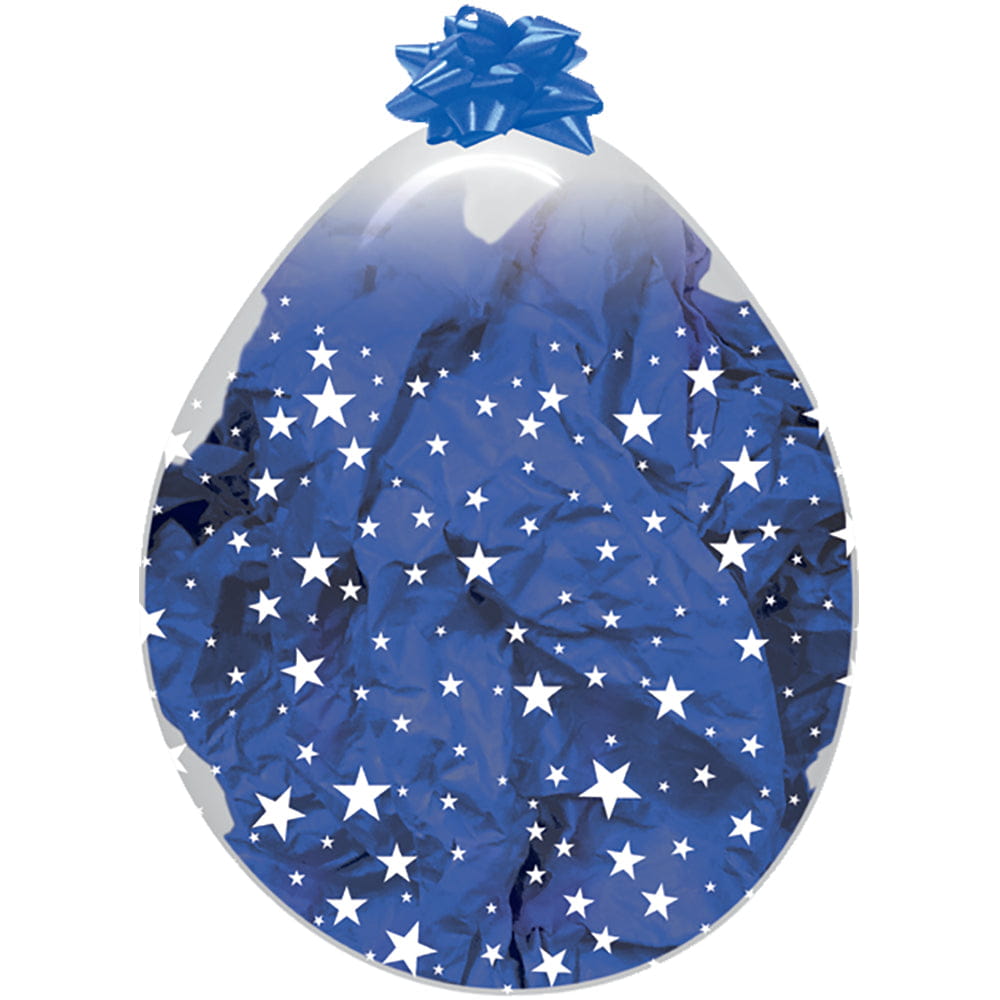 Stuffing Infinity Stars - Crystal Clear 25 Count 18″ Latex Balloons (2 ...