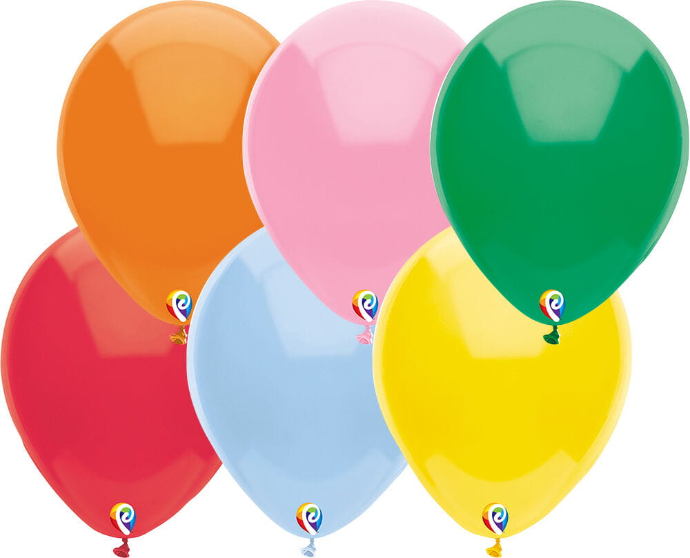 Standard Assorment 12″ Latex Balloons (15 count) – instaballoons Wholesale