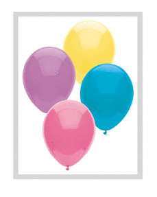 Pastel Assorted 11″ Latex Balloons (25 count) – instaballoons Wholesale