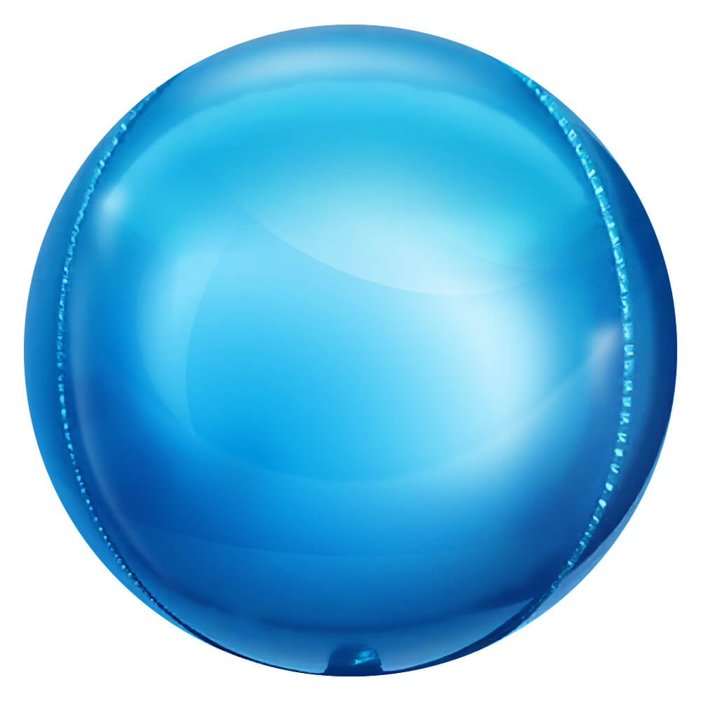 3D Sphere - Metallic Sapphire Blue 12″ Balloon – instaballoons Wholesale