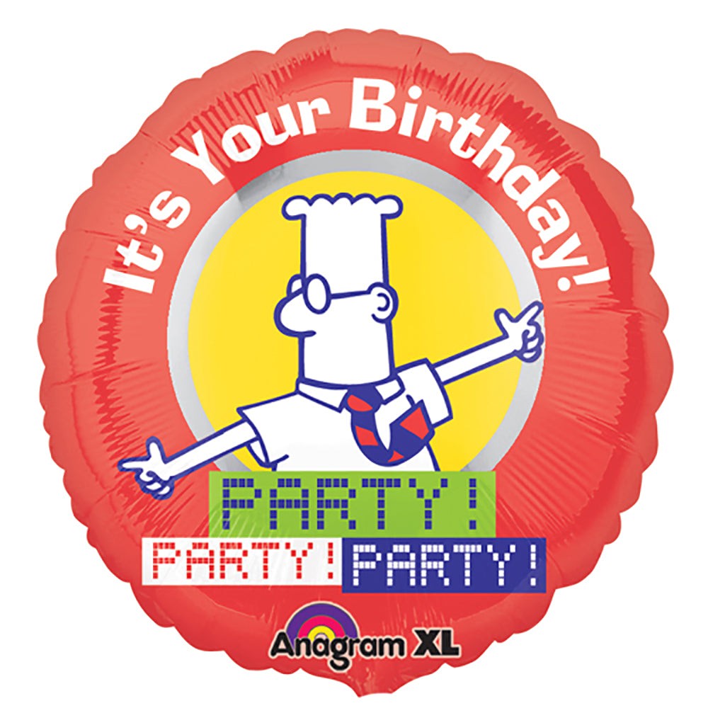 Dilbert Birthday Party 18″ Balloon – instaballoons Wholesale