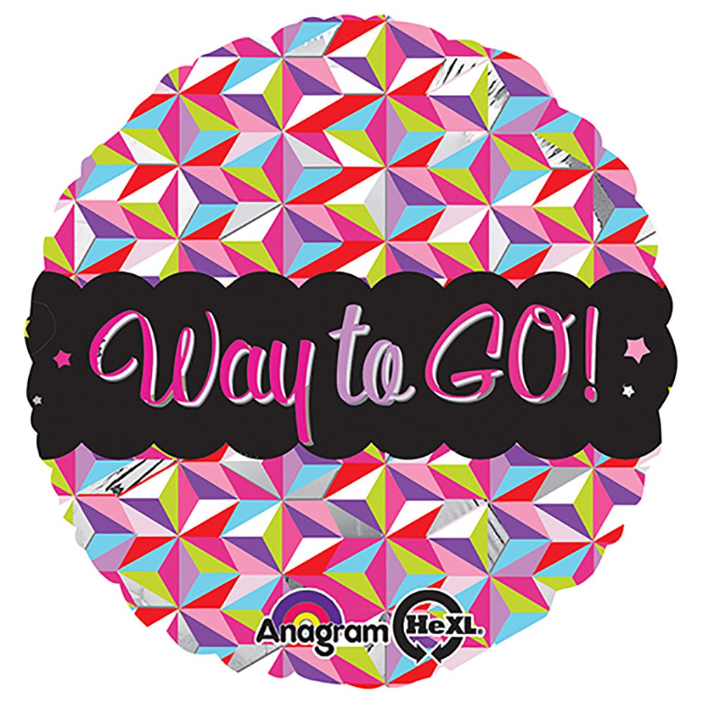 Way To Go Geo 18″ Balloon – instaballoons Wholesale