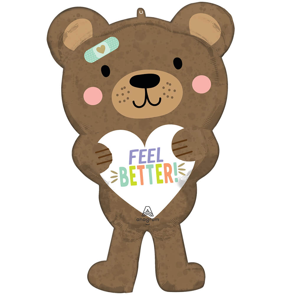 Feel Better Bear 30″ Balloon – instaballoons Wholesale