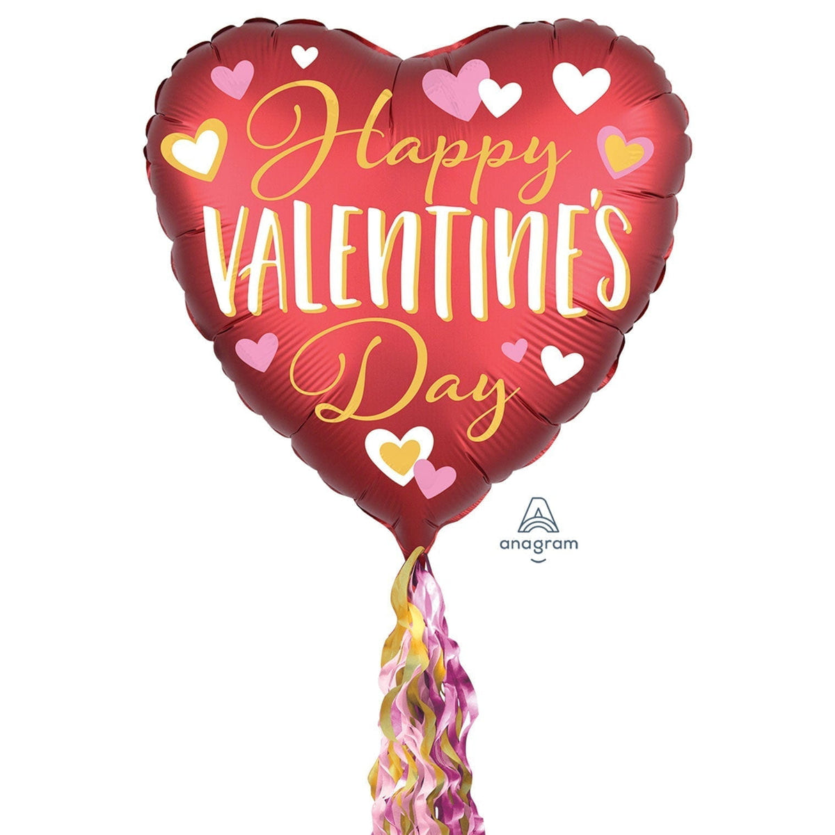 Happy Valentine's Day Lined With Gold 84″ Balloon – instaballoons Wholesale
