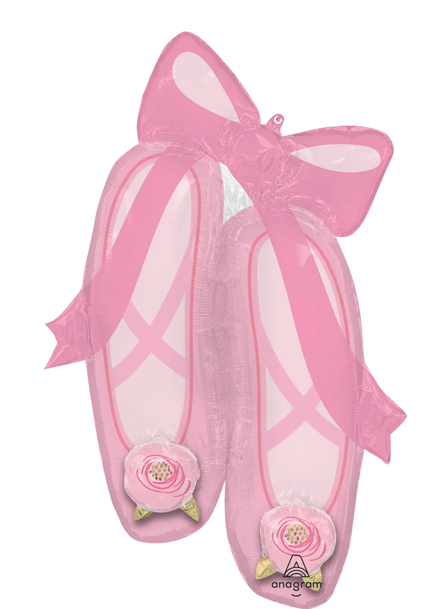 Ballerina Ballet Slippers 40″ Balloon – instaballoons Wholesale