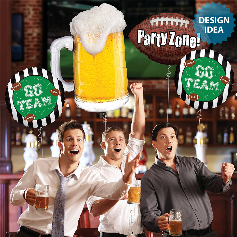 Go Team Football 18″ Balloon – instaballoons Wholesale