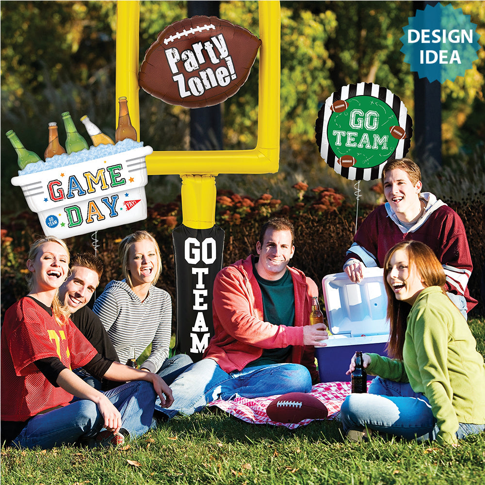 Go Team Football 18″ Balloon – instaballoons Wholesale