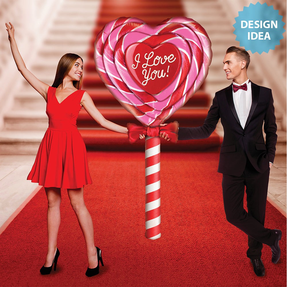 Mighty Special Delivery Love Lollipop 60″ Balloon – instaballoons Wholesale