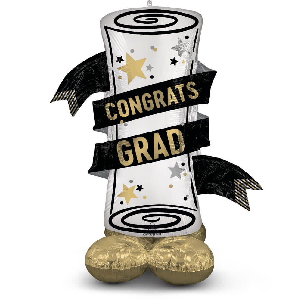 Congrats Grad Diploma Airloonz 55″ Balloon – instaballoons Wholesale