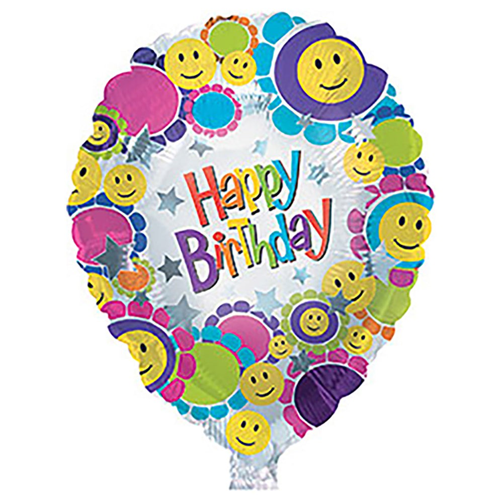 Big Grin Birthday Foil-tex 17″ Balloon – instaballoons Wholesale