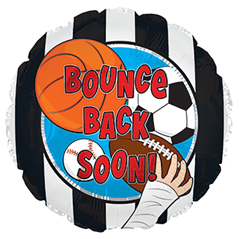 Bounce Back Soon Sports 17″ Balloon – instaballoons Wholesale