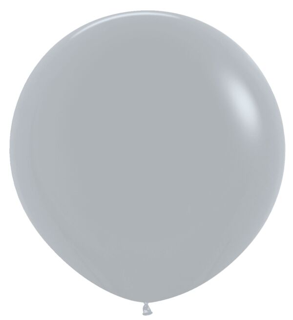 Deluxe Grey 36″ Latex Balloons (2 count) – instaballoons Wholesale