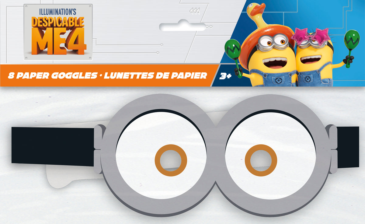 Despicable Me 4 Paper Goggles (2 count) – instaballoons Wholesale