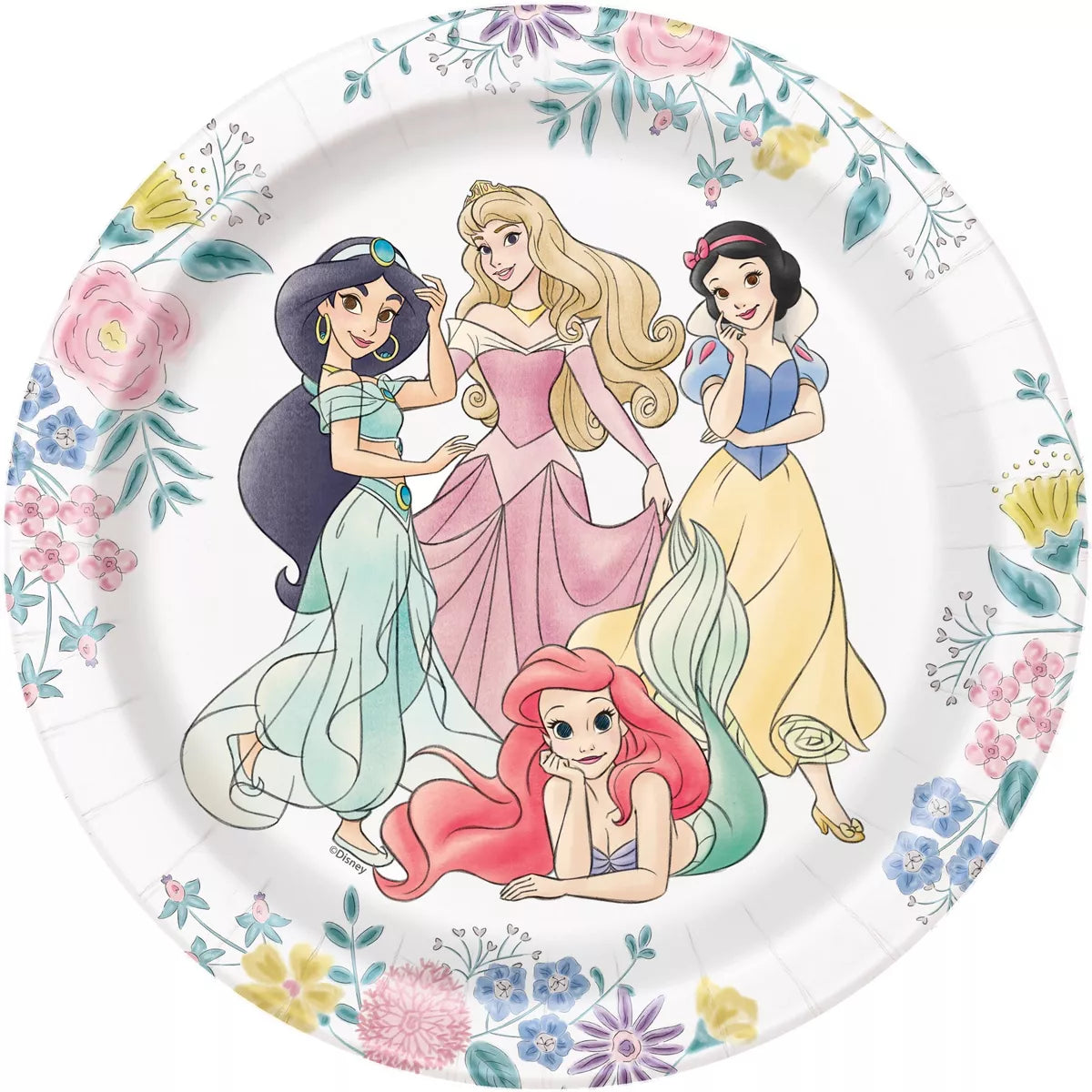 Disney Princess Paper Plates 7″ (8 count) – instaballoons Wholesale
