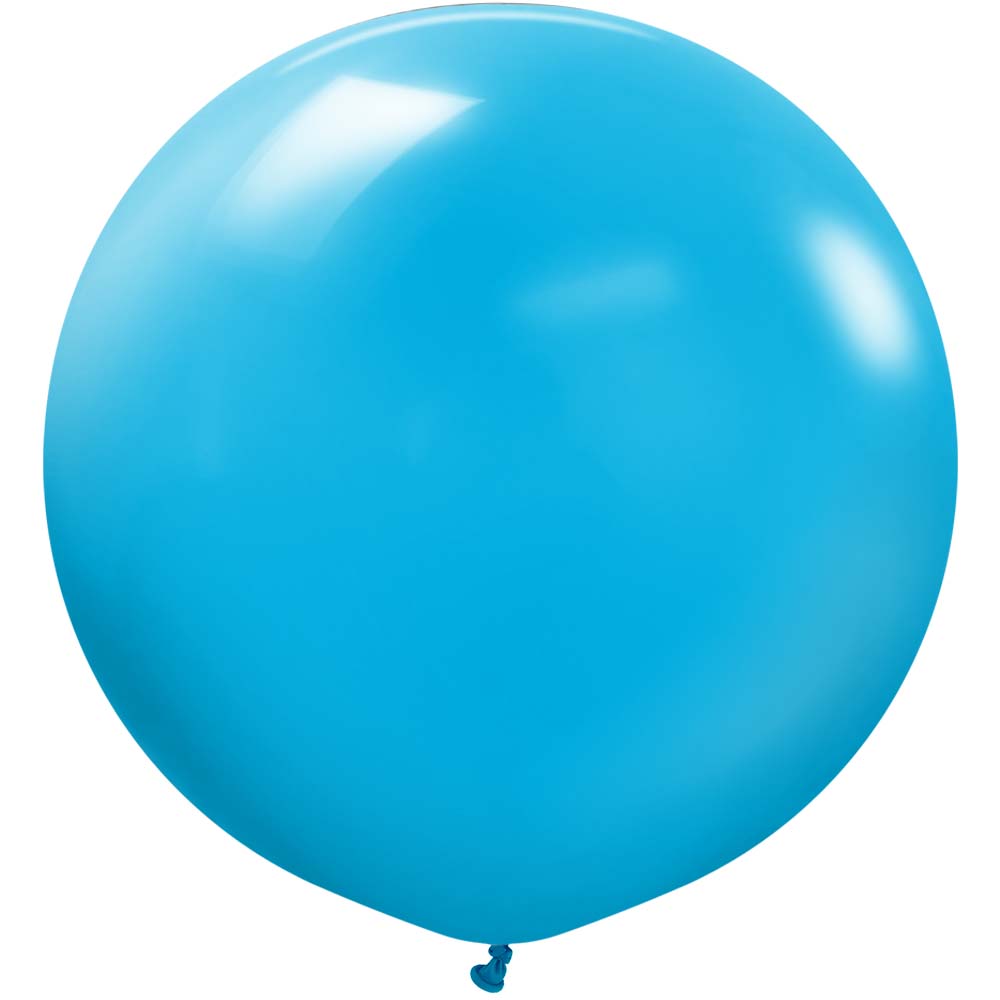 Caribbean Blue 36″ Latex Balloons (2 count) – instaballoons Wholesale