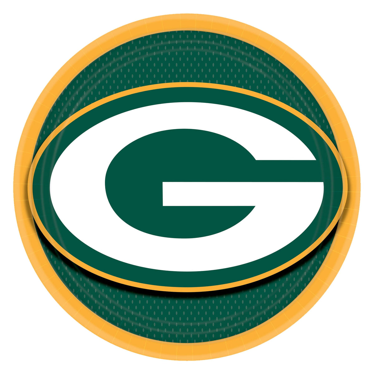 Green Bay Packers Paper Plates 9″ (8 count) – instaballoons Wholesale