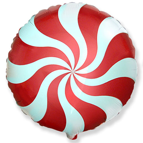 Peppermint Candy - Red 18″ Balloon – instaballoons Wholesale
