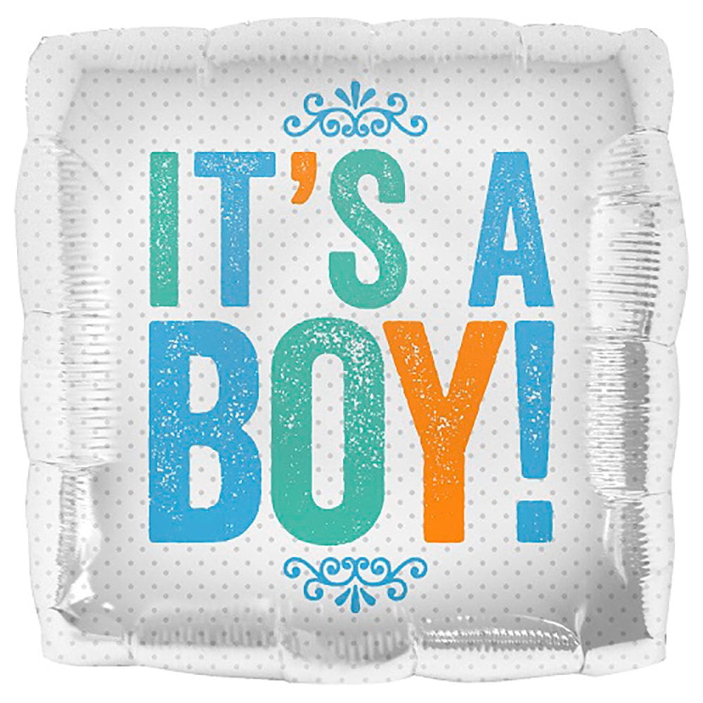 It's A Boy Block Letters 18" Foil – instaballoons Wholesale