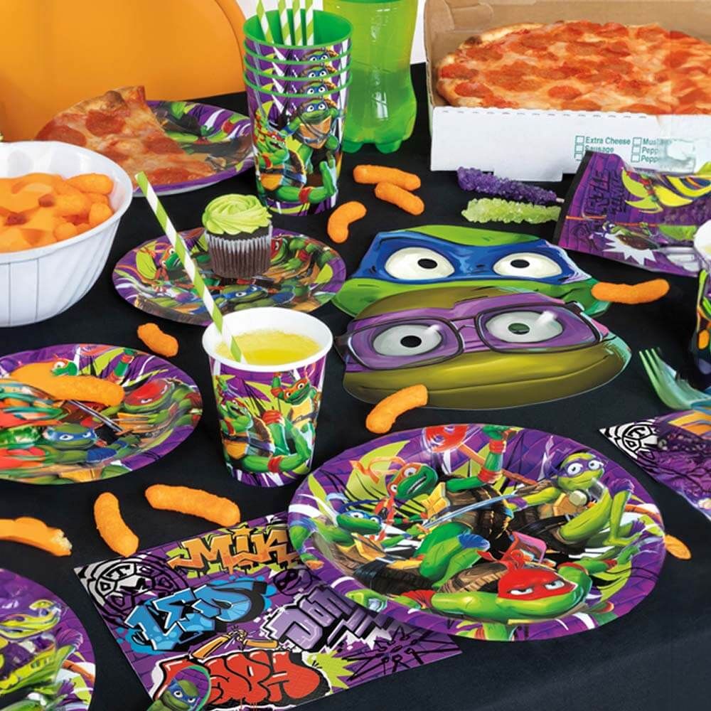 TMNT Mutant Mayhem Round Dinner Plates 9″ (8 count) – instaballoons ...