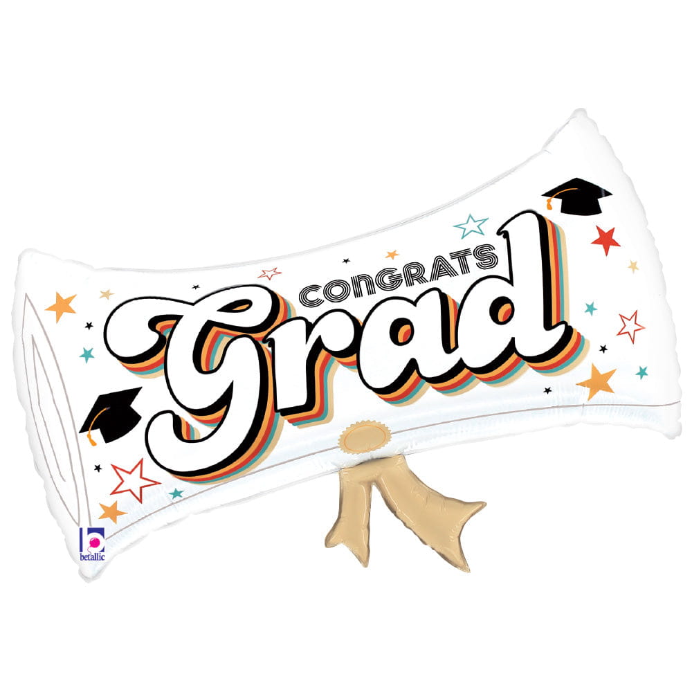 Retro Graduation Diploma 26″ Balloon – instaballoons Wholesale